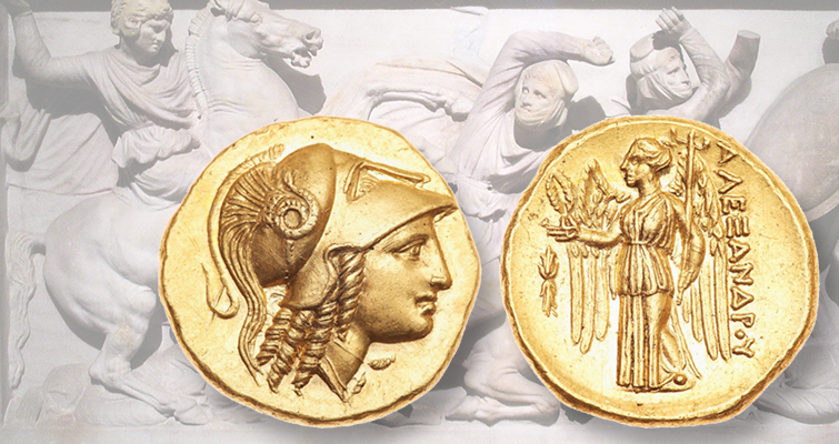 Una moneda de Alejandro Magno destaca en la subasta de Goldberg ...